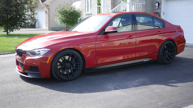 BMW F30 M SPORT // VELGEN WHEELS VMB5 SATIN BLACK // CUSTOMER SUMMITED ...