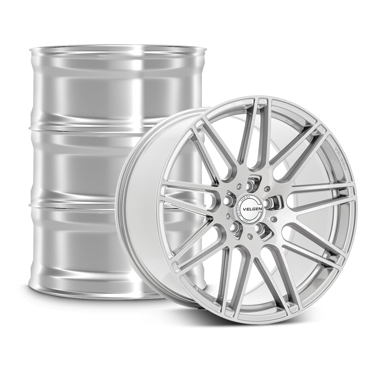 2008-2024 Dodge Challenger Velgen VF9 Wheel Set (Set of 4) - Gloss Sil ...